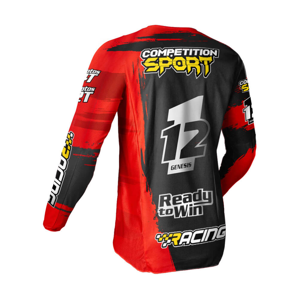 Jersey GP RACING Rojo – Ready to Win – Lubricantes GP