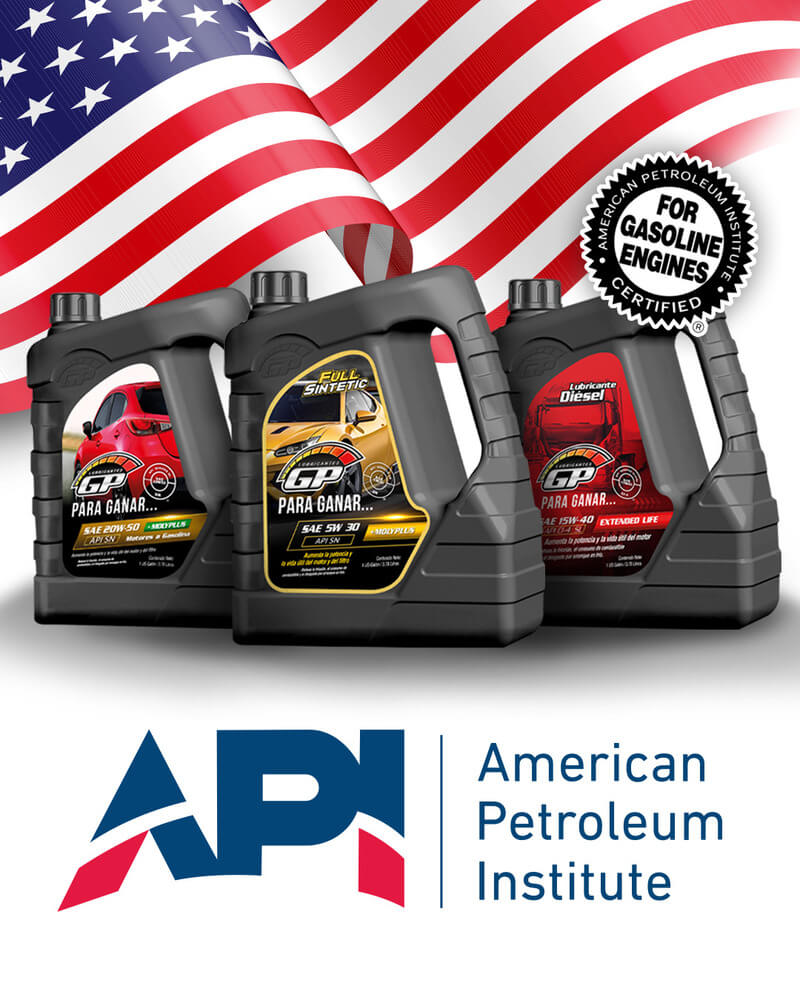 Lubricantes GP Certificado por API desde 2023 – Lubricantes GP